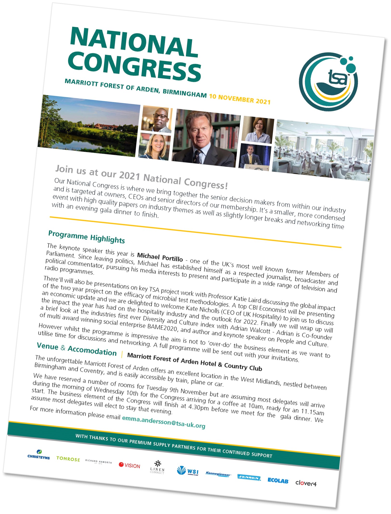 TSA NATIONAL CONGRESS 2021 – TSA